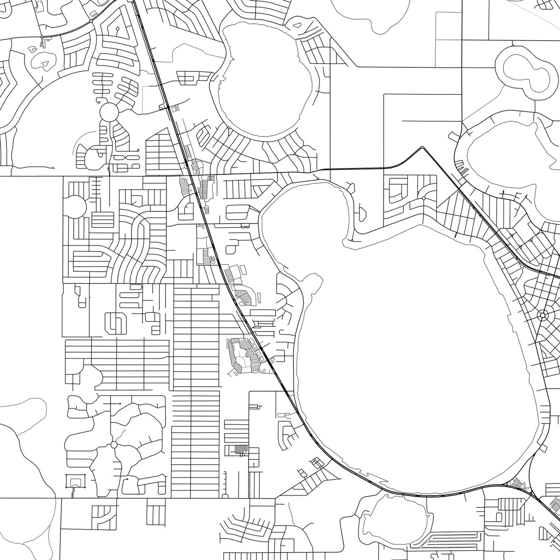 Sebring Map Print Sebring Map Poster Wall Art Fl City Map - Etsy