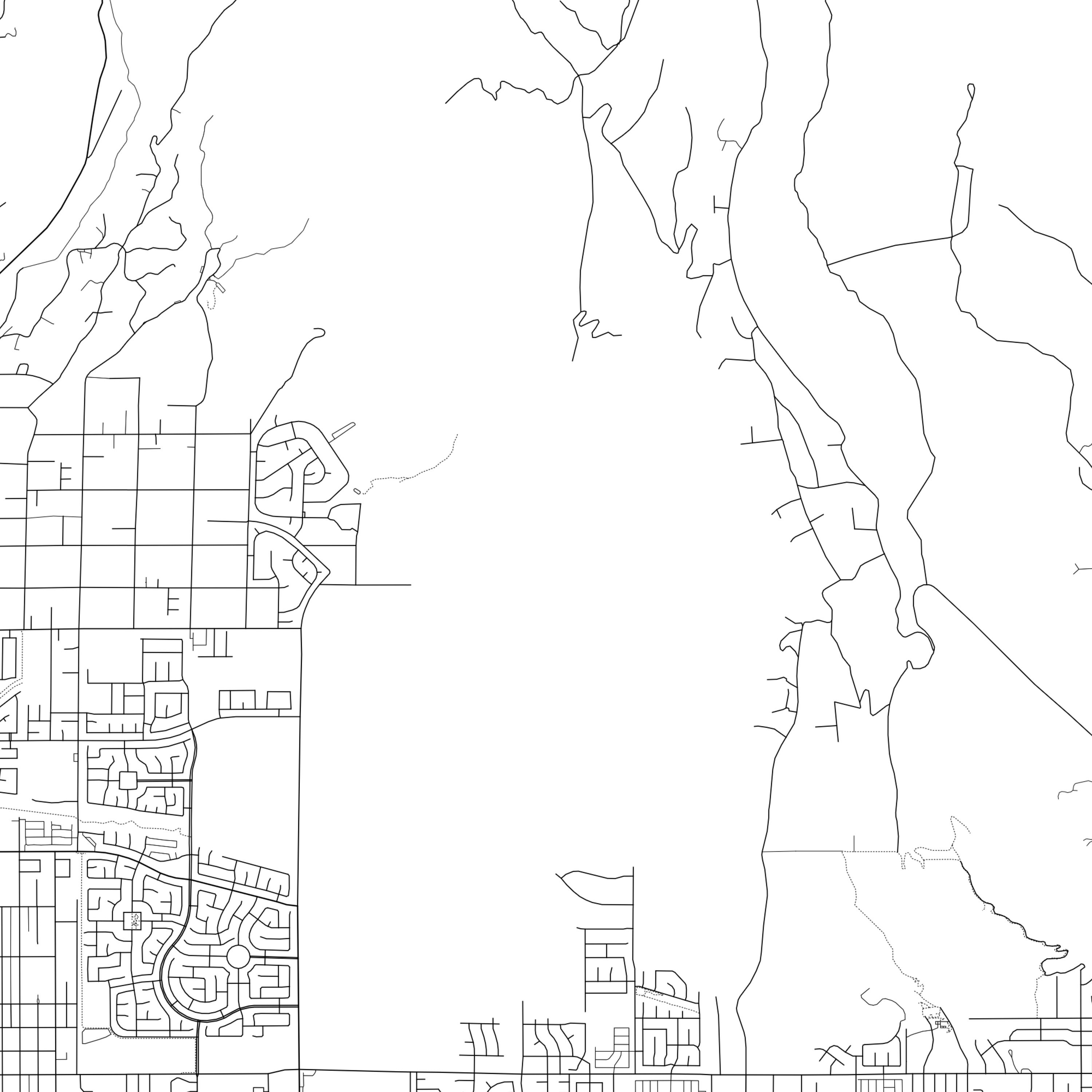 Banning Map Print Banning Map Poster Wall Art Ca City Map | Etsy