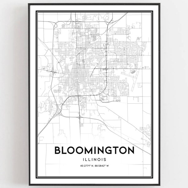Bloomington Poster - Etsy