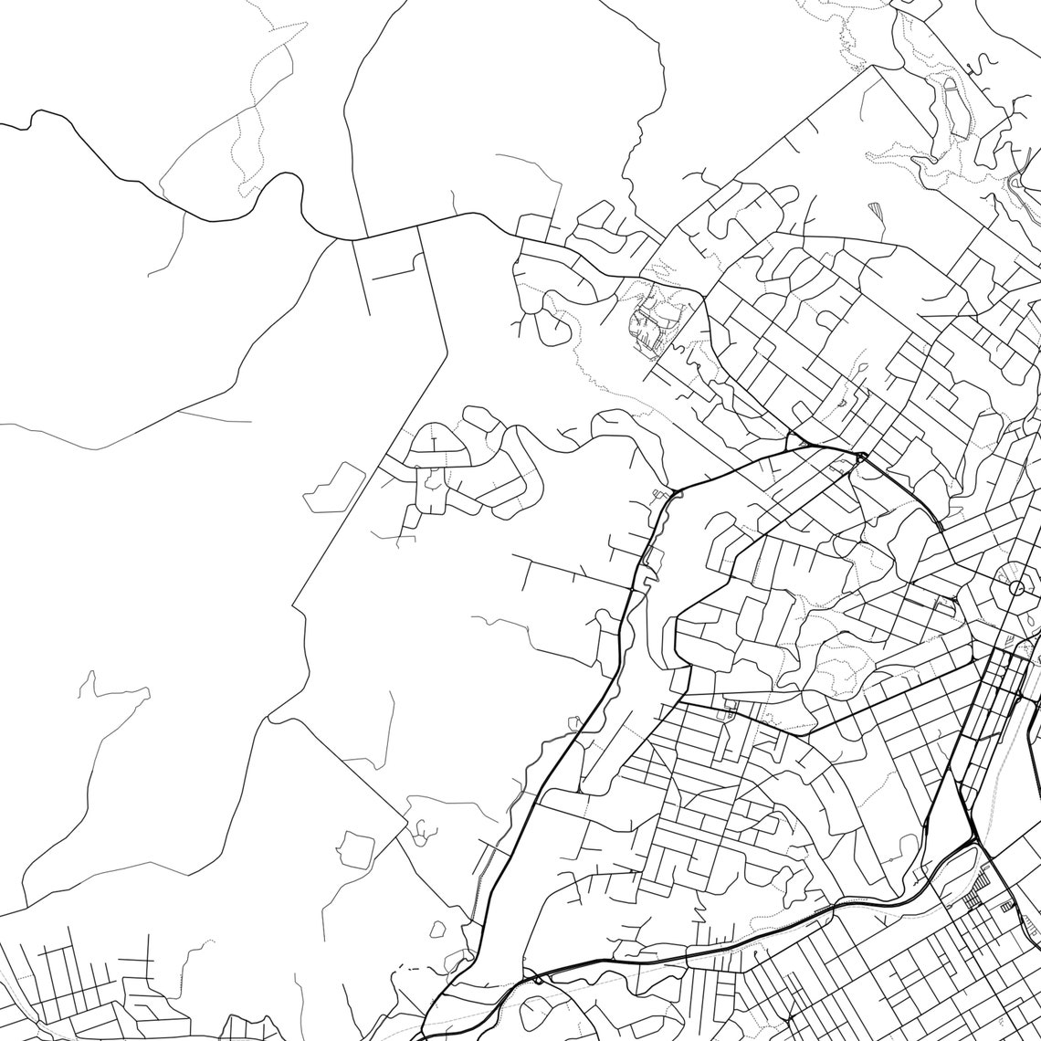 Dunedin Map Print, Dunedin Map Poster Wall Art, Dunedin City Map ...