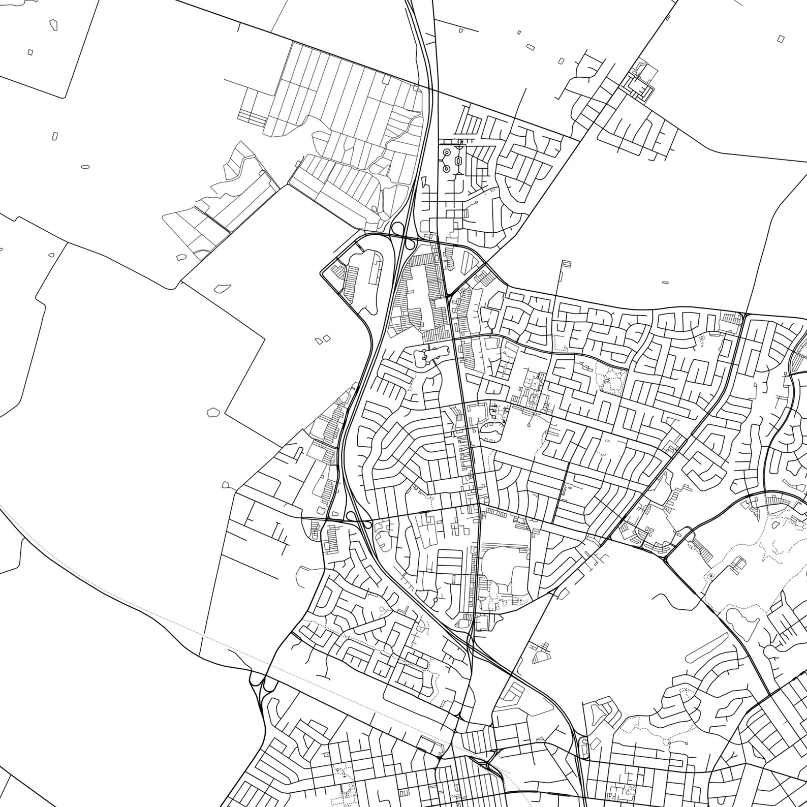 Salinas Map Print Salinas Map Poster Wall Art Ca City Map | Etsy