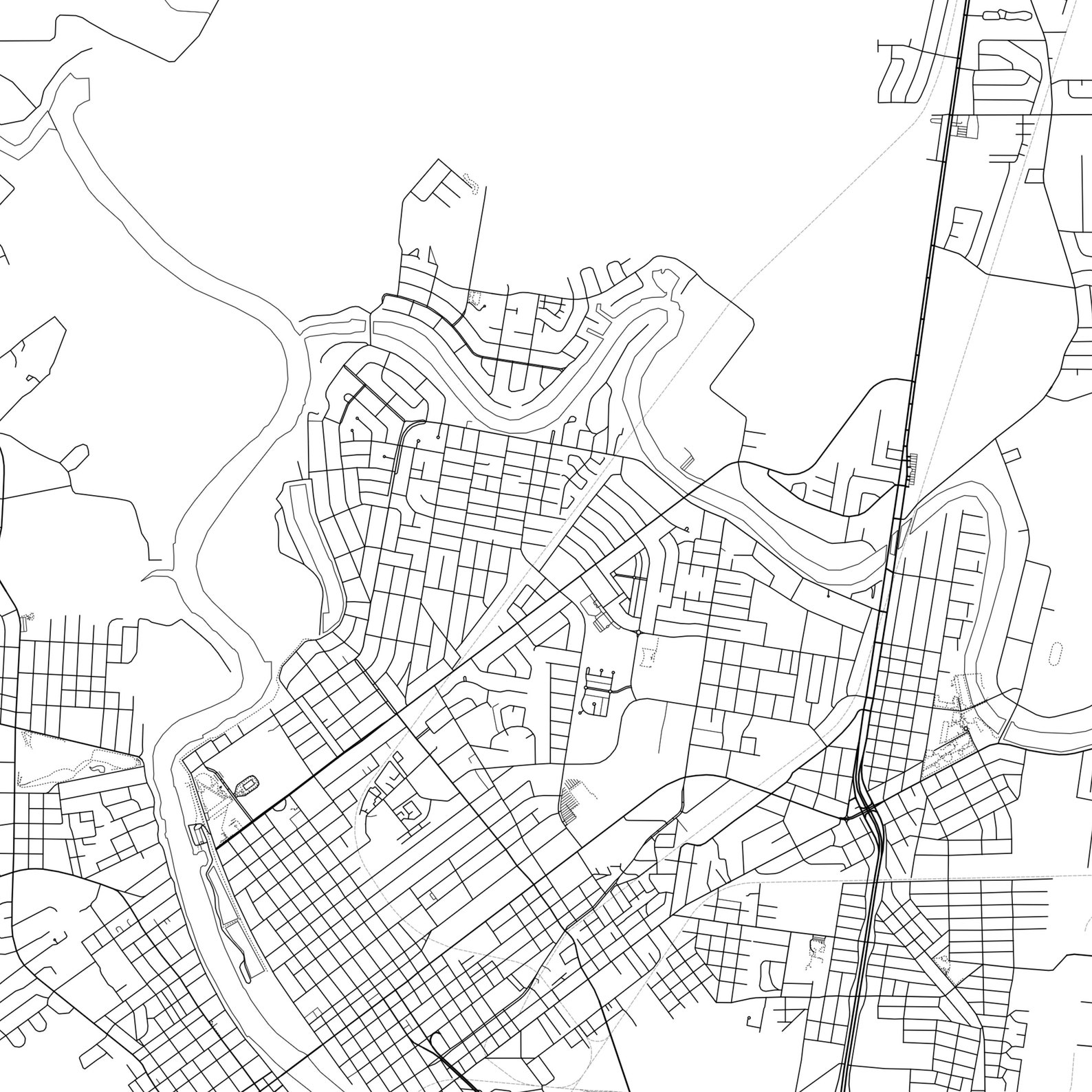 Monroe Map Print Monroe Map Poster Wall Art La City Map | Etsy