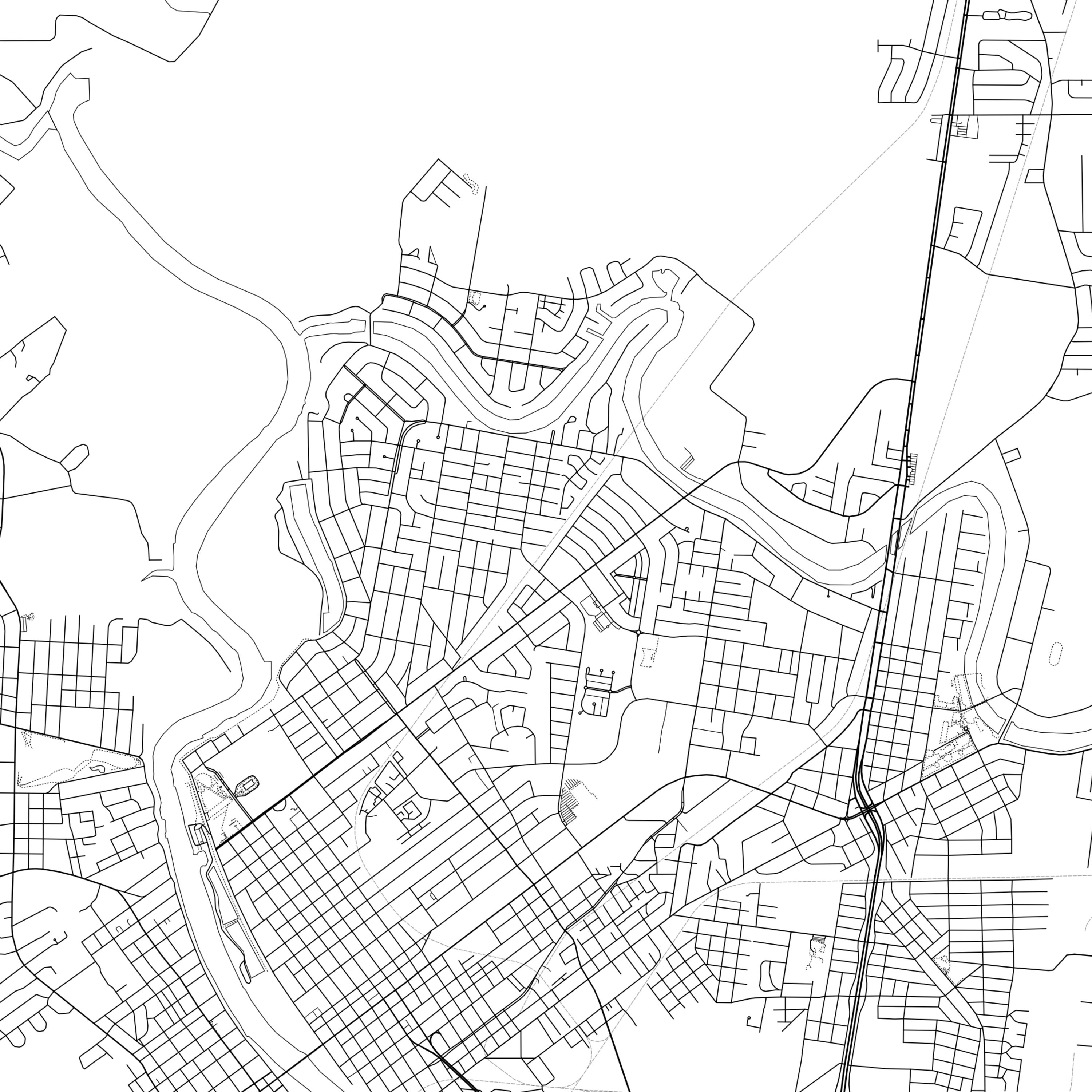 Monroe Map Print Monroe Map Poster Wall Art La City Map - Etsy