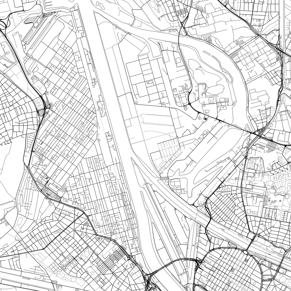 Mannheim Map Print, Mannheim Map Poster Wall Art, Mannheim City Map ...