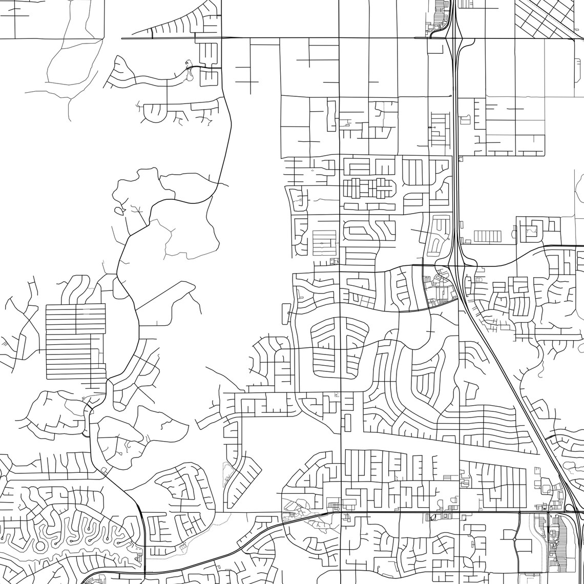 Menifee Map Print Menifee Map Poster Wall Art Ca City Map - Etsy