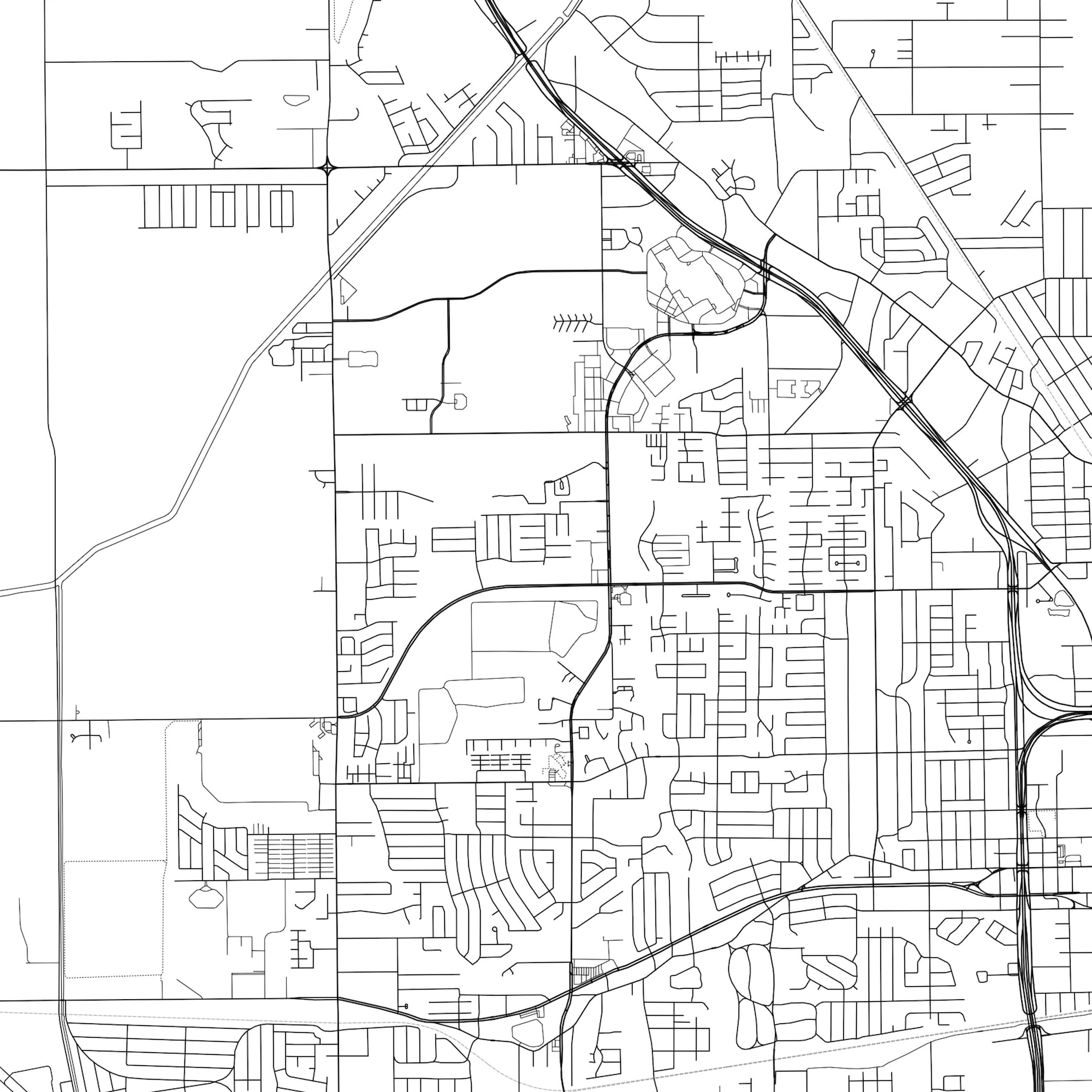 Beaumont Map Print Beaumont Map Poster Wall Art Tx City Map | Etsy