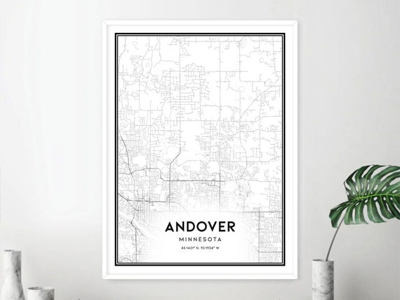 City Of Andover Mn Map