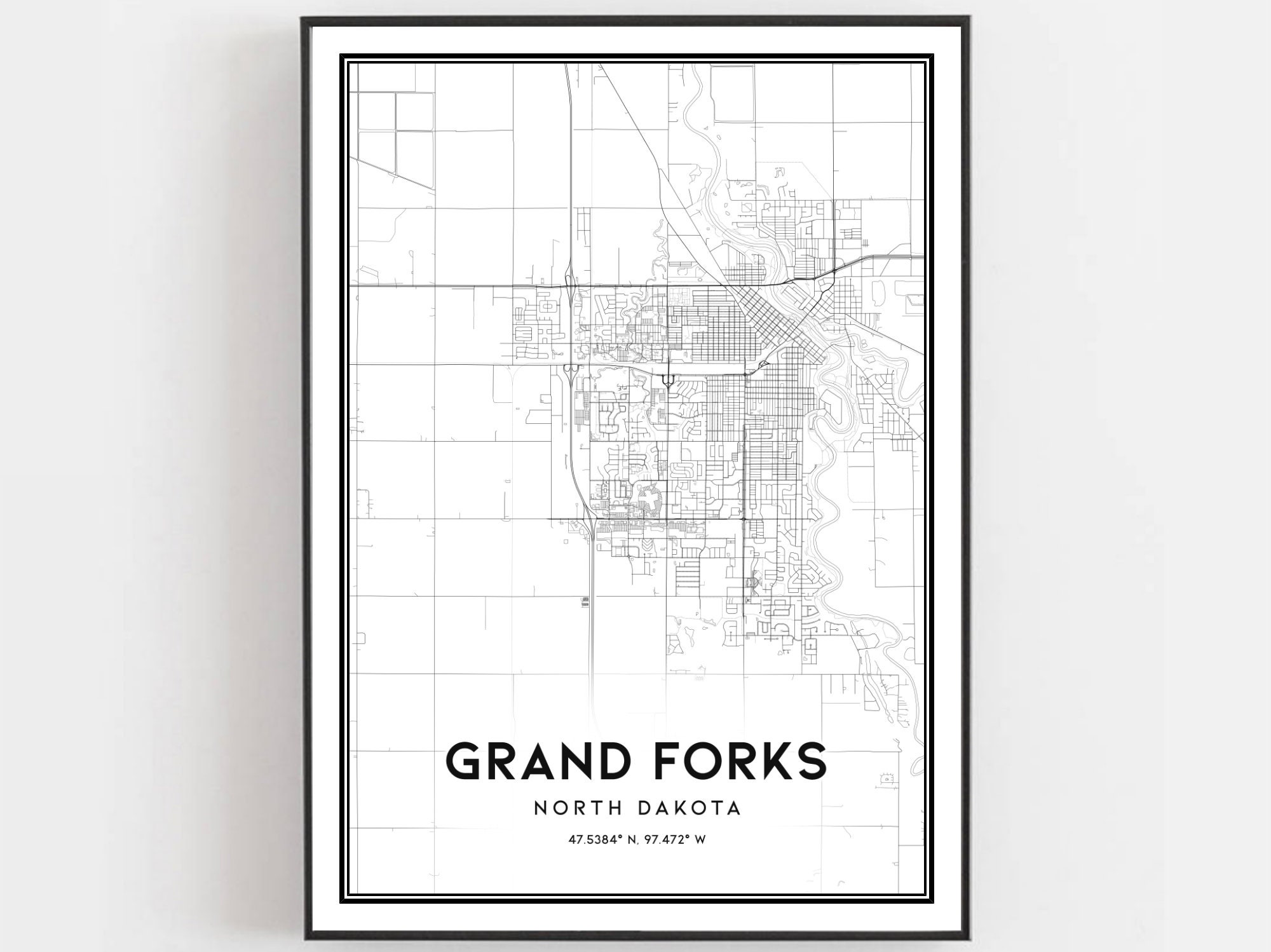 Grand Forks Nd City Map