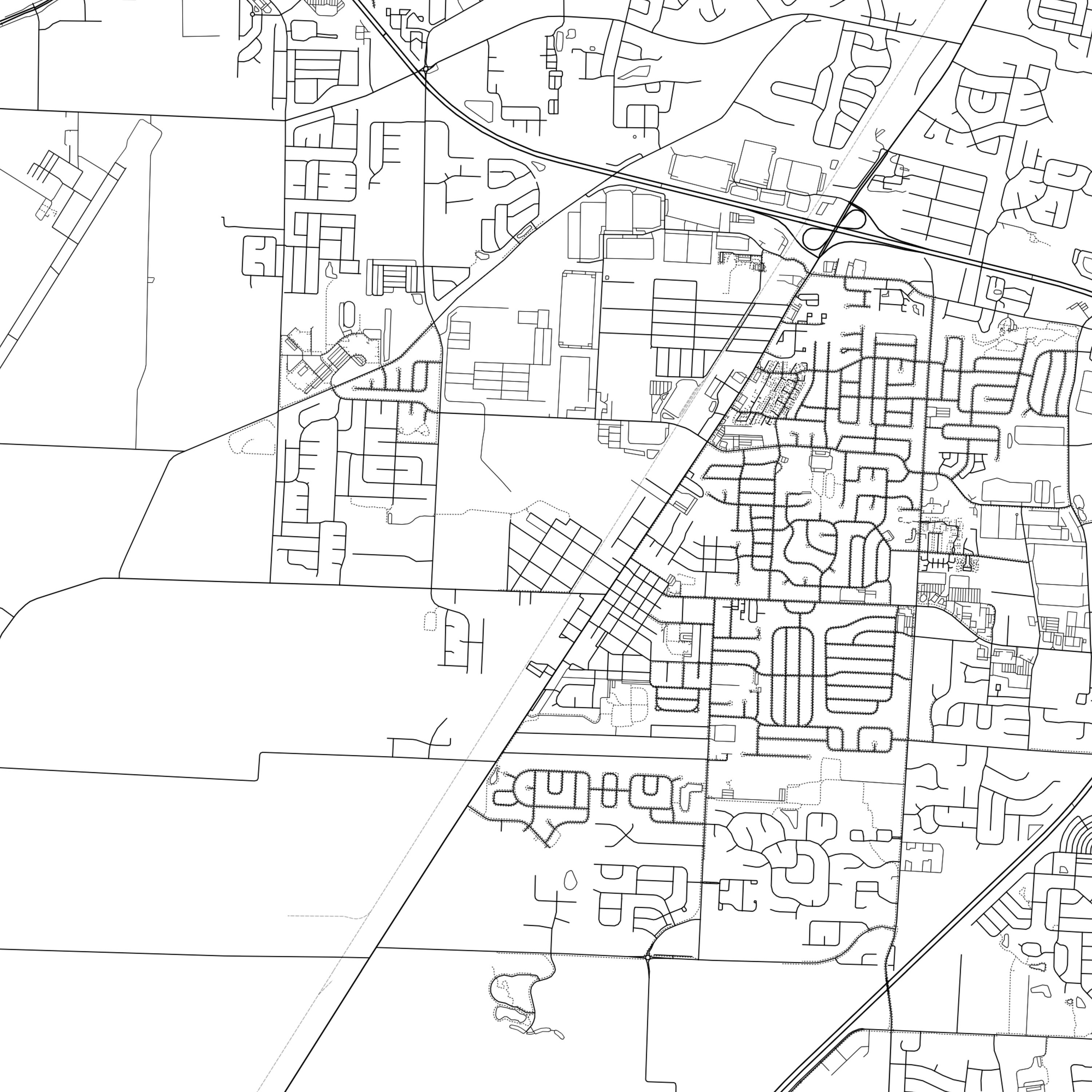 Grove City Map Print, Grove City Map Poster Wall Art, Oh City Map, Ohio ...