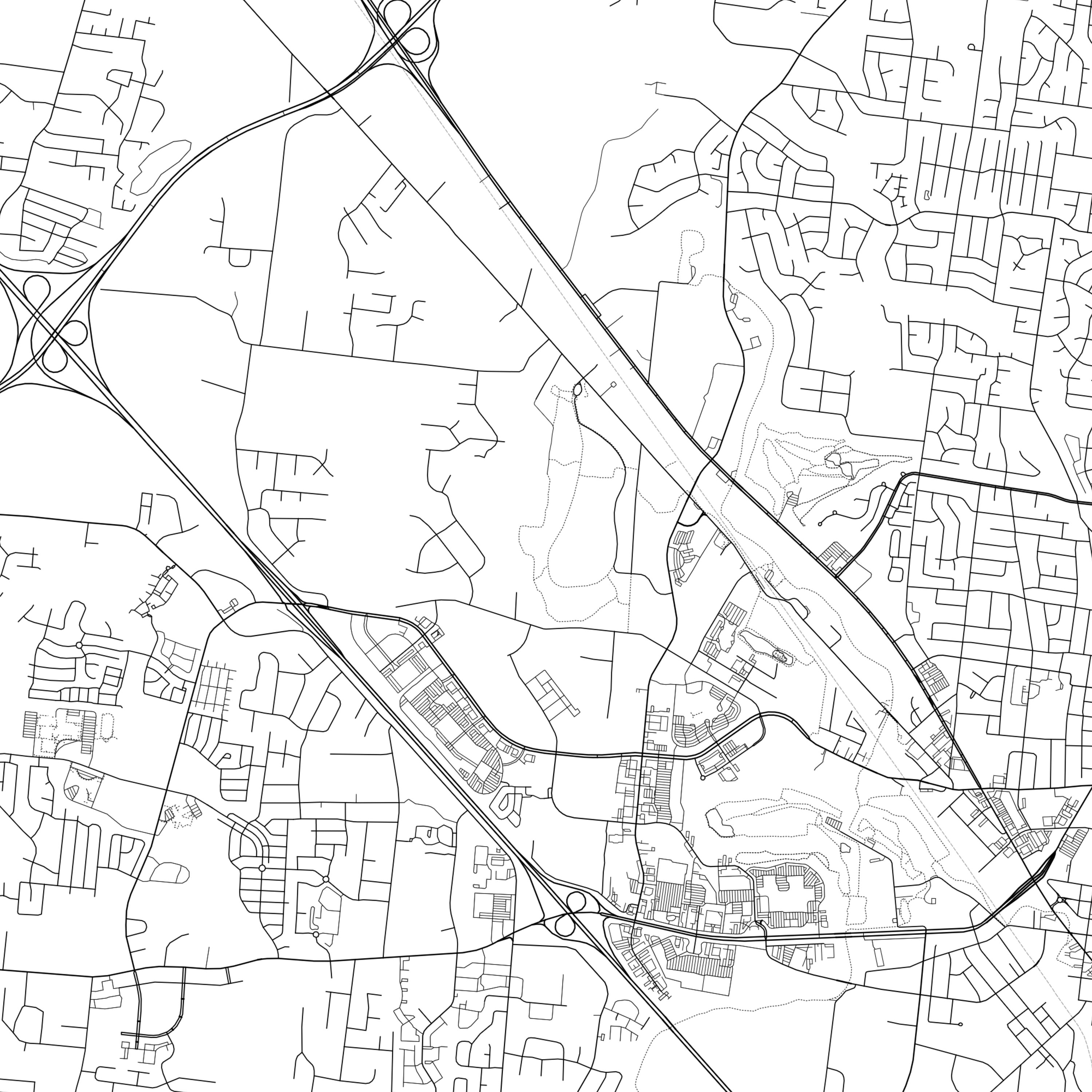 Murfreesboro Map Print Murfreesboro Map Poster Wall Art Tn | Etsy