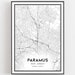 Paramus Map Print, Paramus Map Poster Wall Art, Nj City Map, New Jersey ...