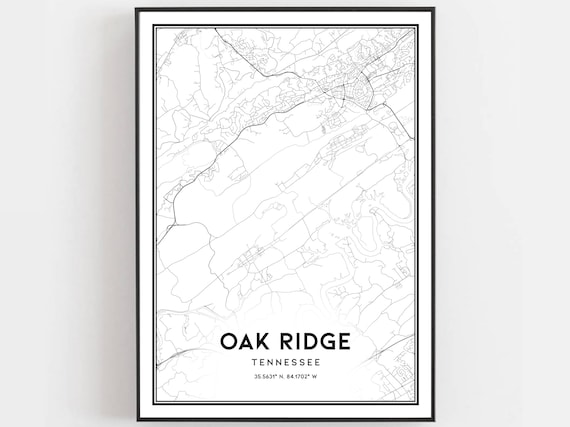 Oak Ridge Tn Satellite Map