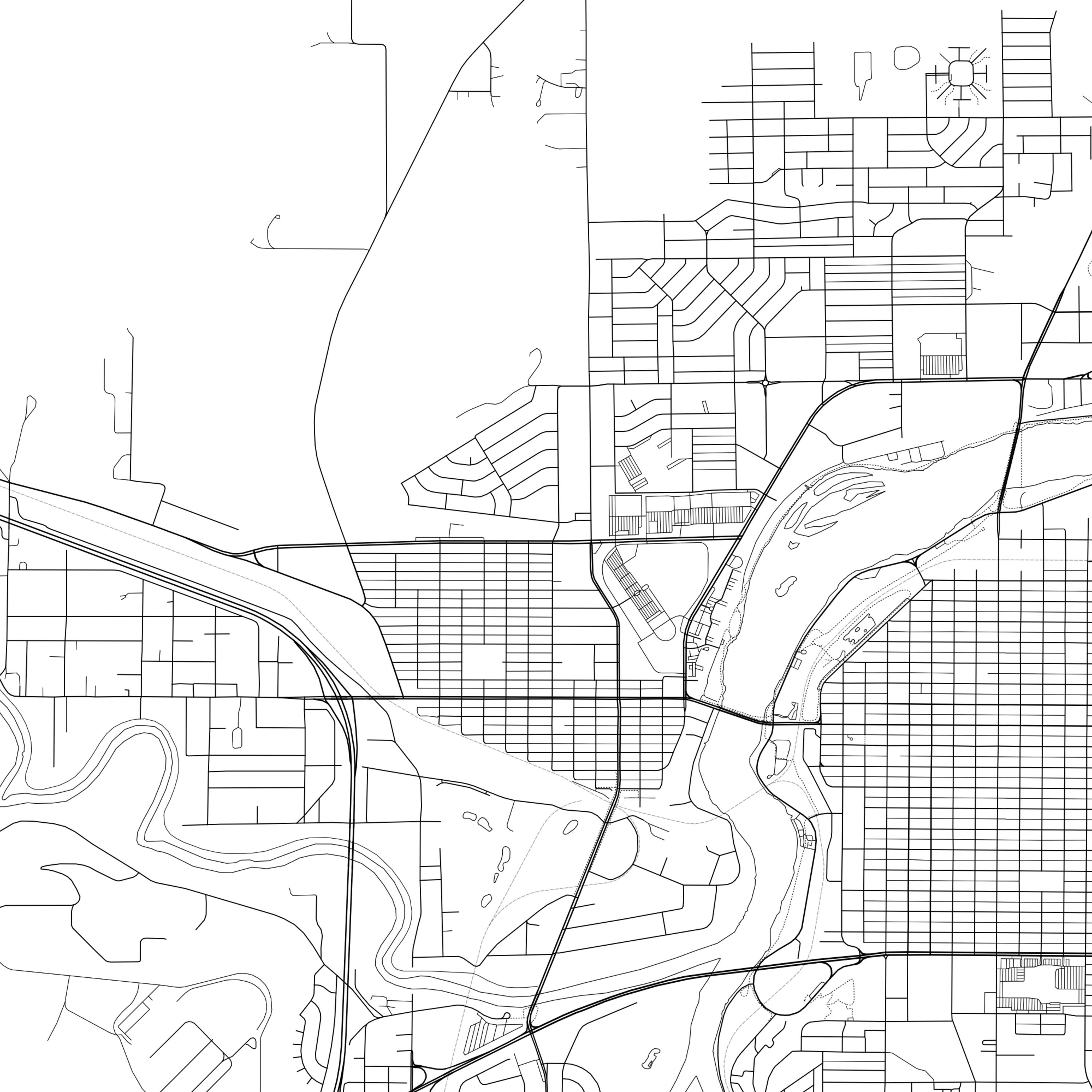 Great Falls Map Print Great Falls Map Poster Wall Art Mt - Etsy