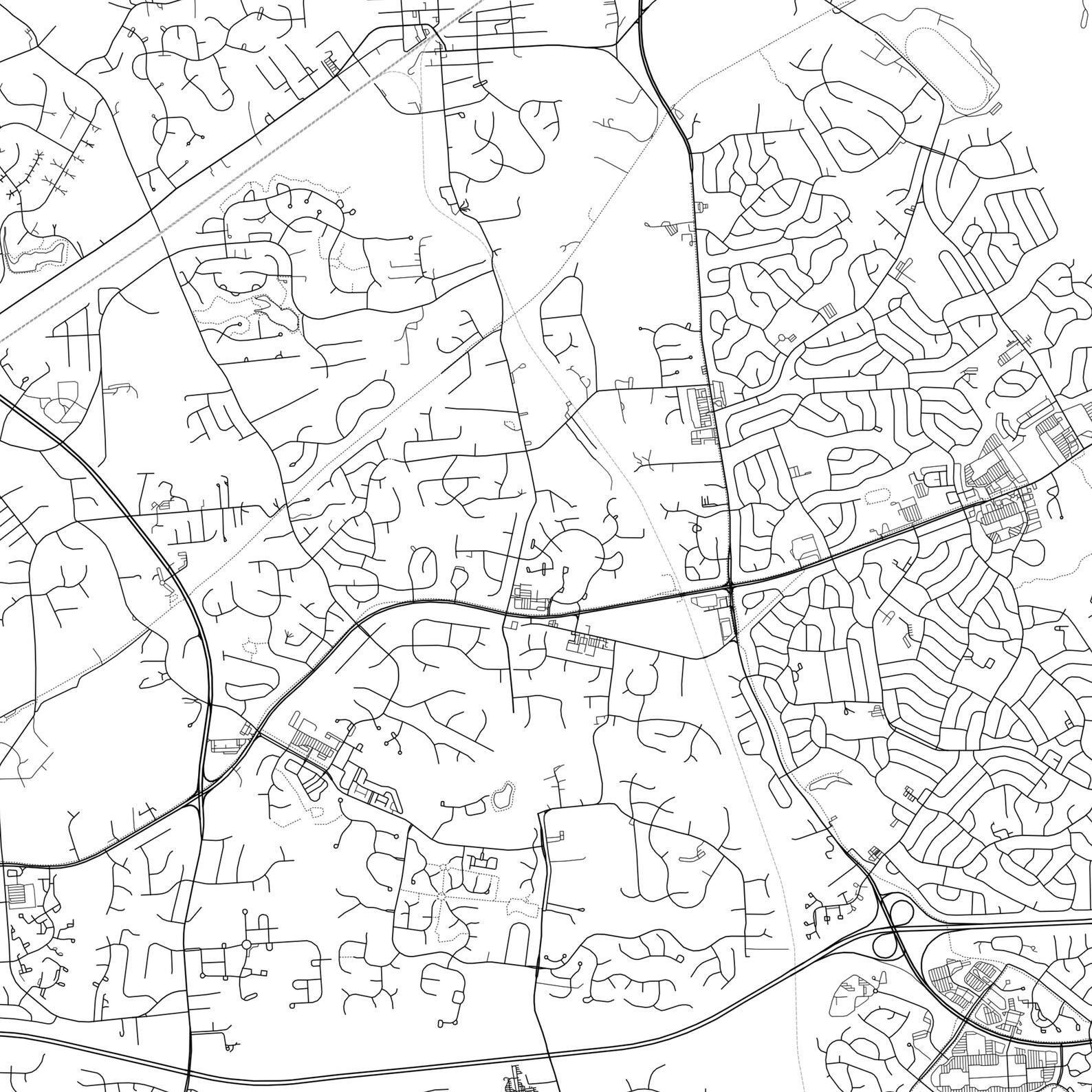 Bowie Map Print Bowie Map Poster Wall Art Md City Map - Etsy