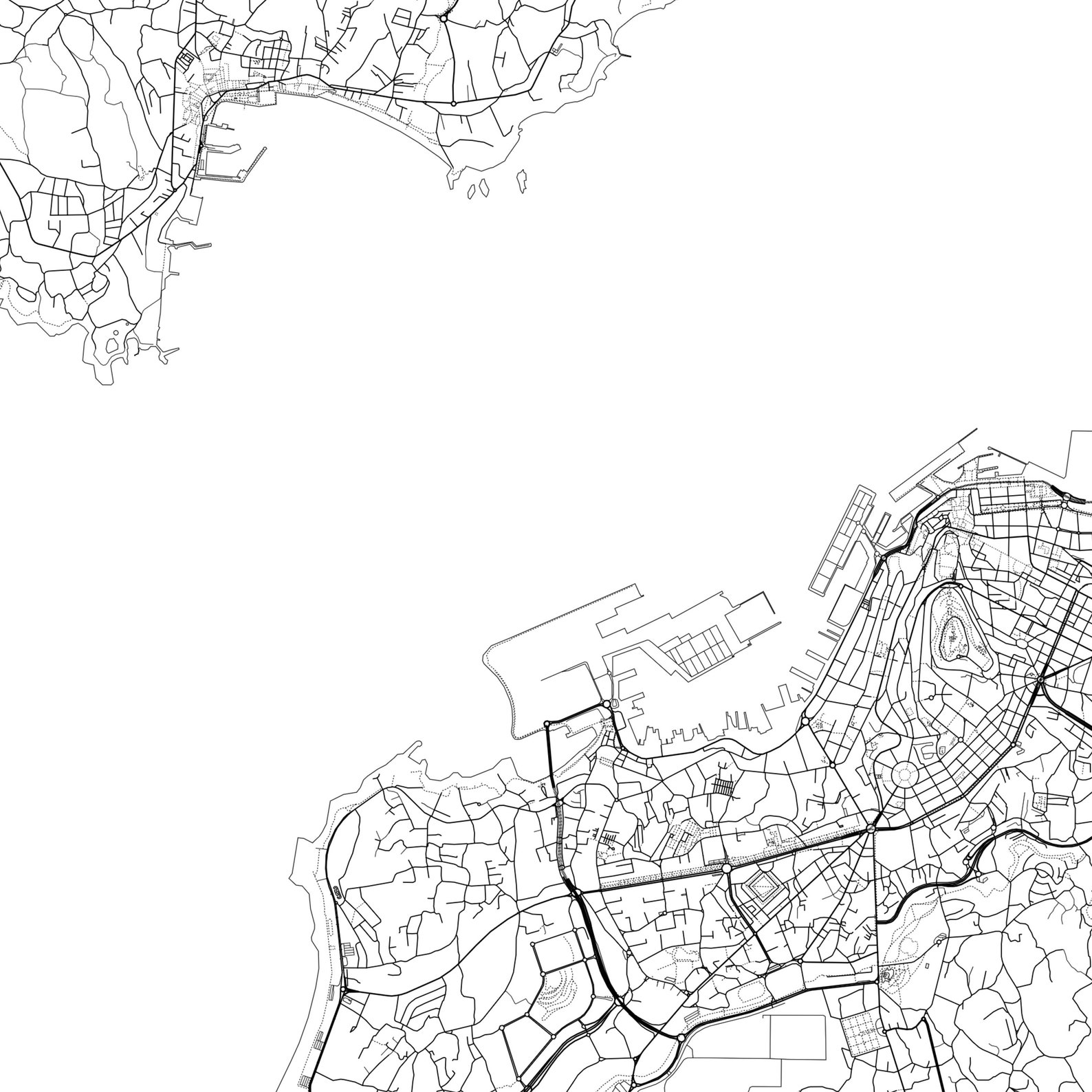 Vigo Map Print Vigo Map Poster Wall Art Vigo City Map Vigo - Etsy