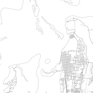 Fernandina Beach Map Print, Fernandina Beach Map Poster Wall Art, Fl ...