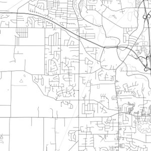 Strongsville Map Print, Strongsville Map Poster Wall Art, Oh City Map ...