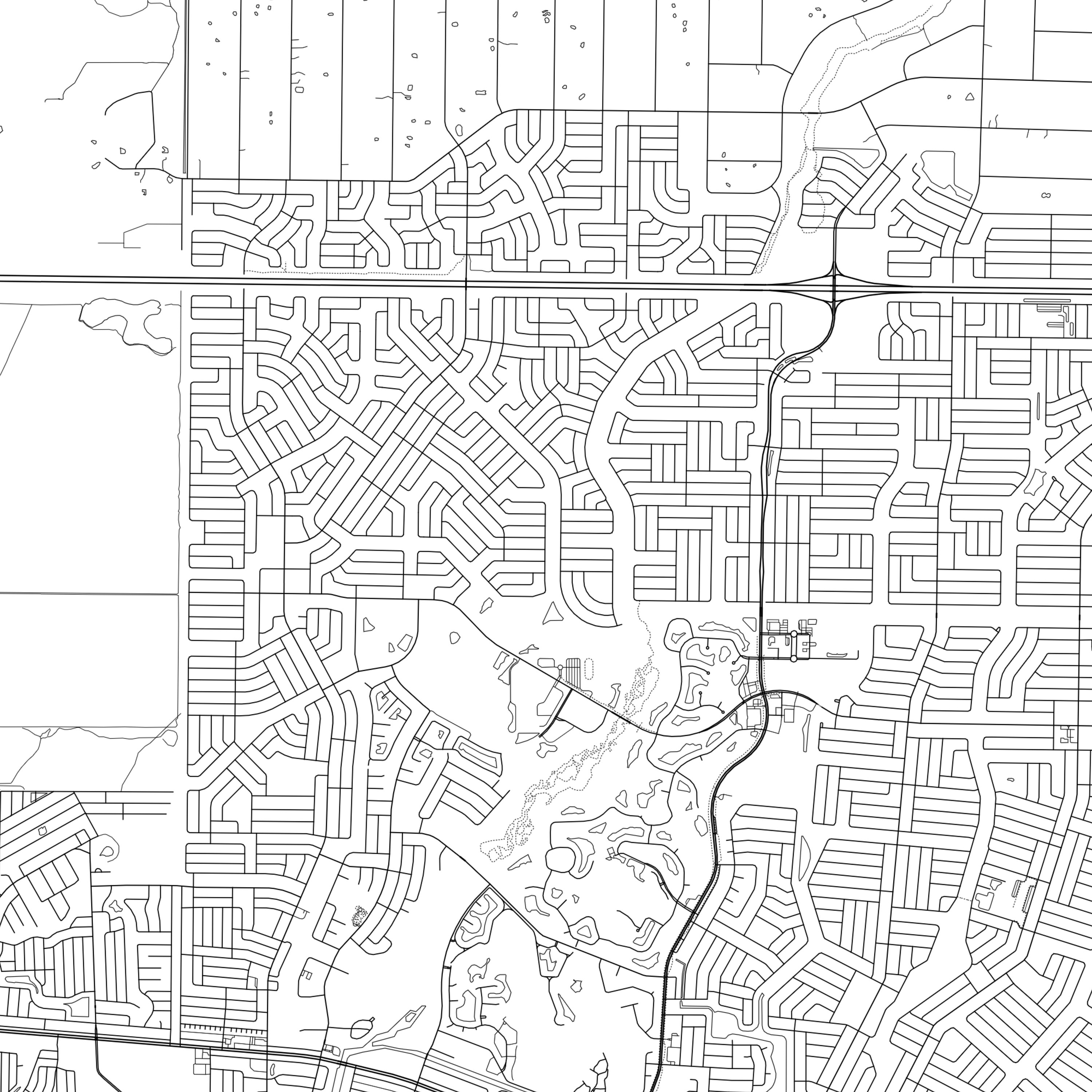 North Port Map Print North Port Map Poster Wall Art Fl City - Etsy