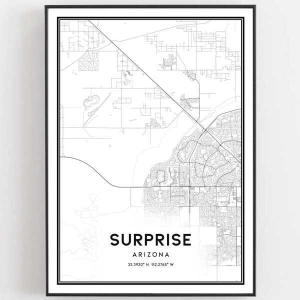 Az Map of Surprise - Etsy