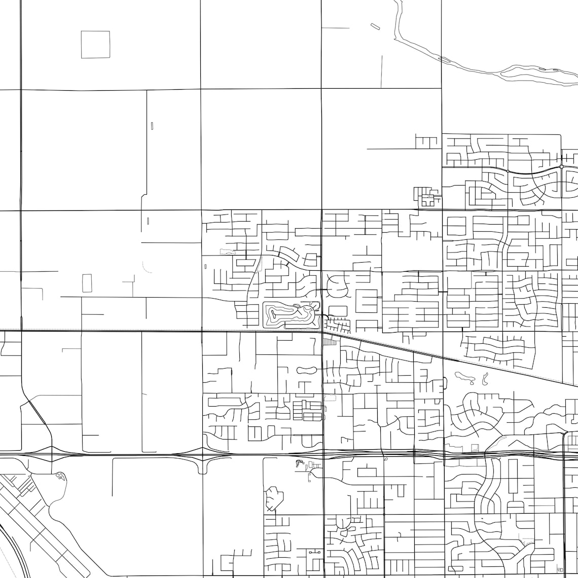 Visalia Map Print Visalia Map Poster Wall Art Ca City Map - Etsy