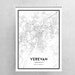 Yerevan Map Print Yerevan Map Poster Wall Art Yerevan City - Etsy