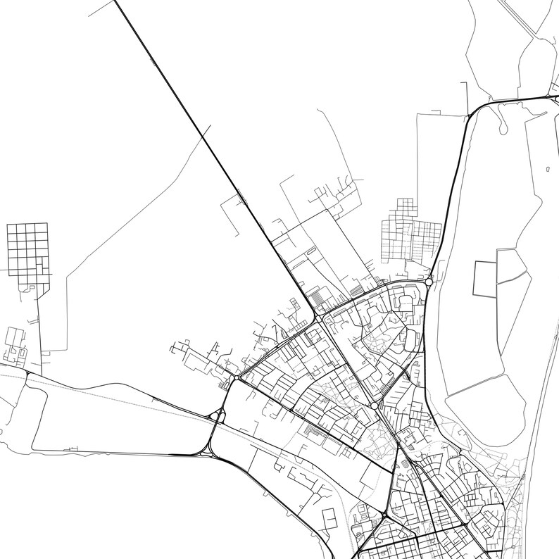 Burgas Map Print Burgas Map Poster Wall Art Burgas City Map - Etsy