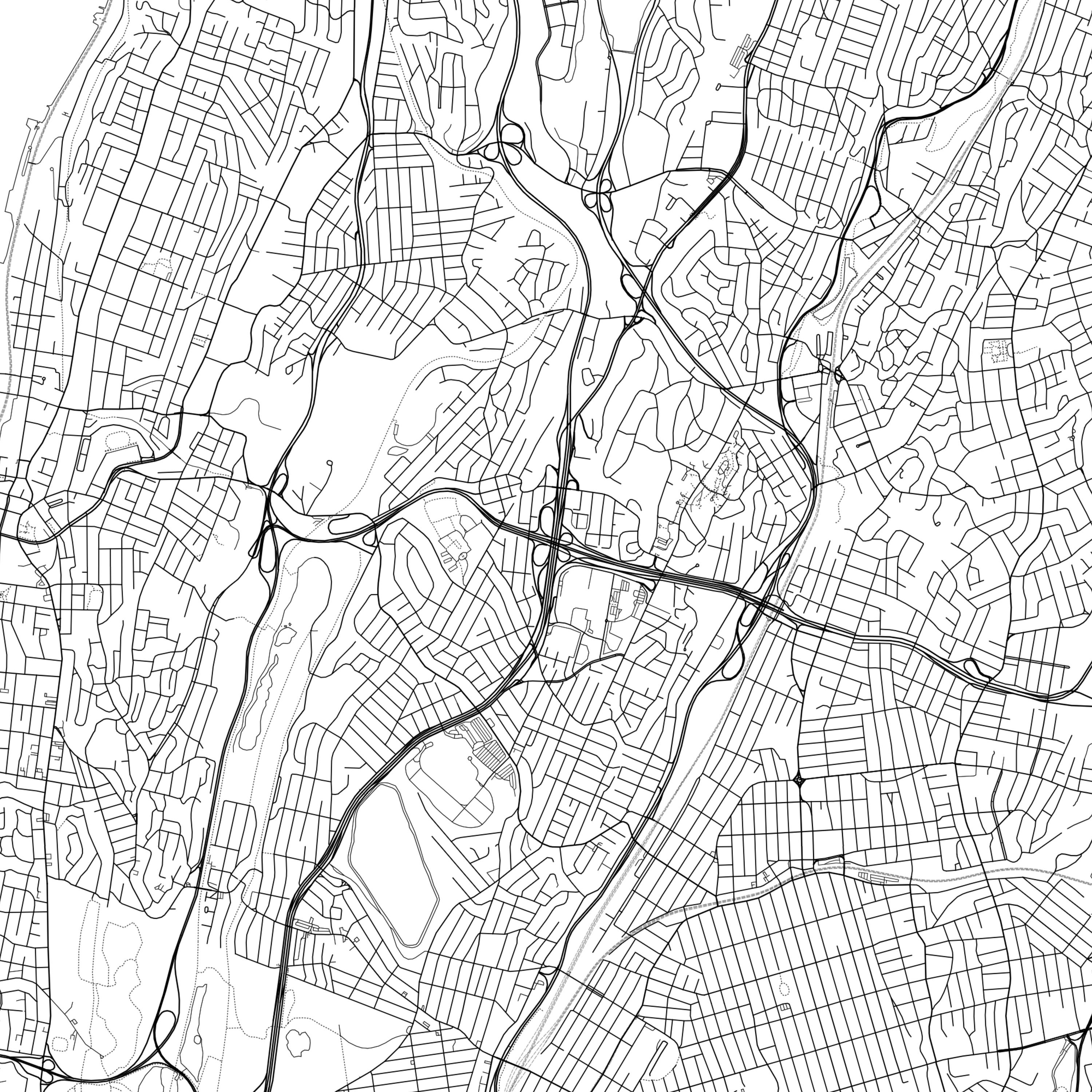 Mount Vernon Map Print Mount Vernon Map Poster Wall Art Ny | Etsy