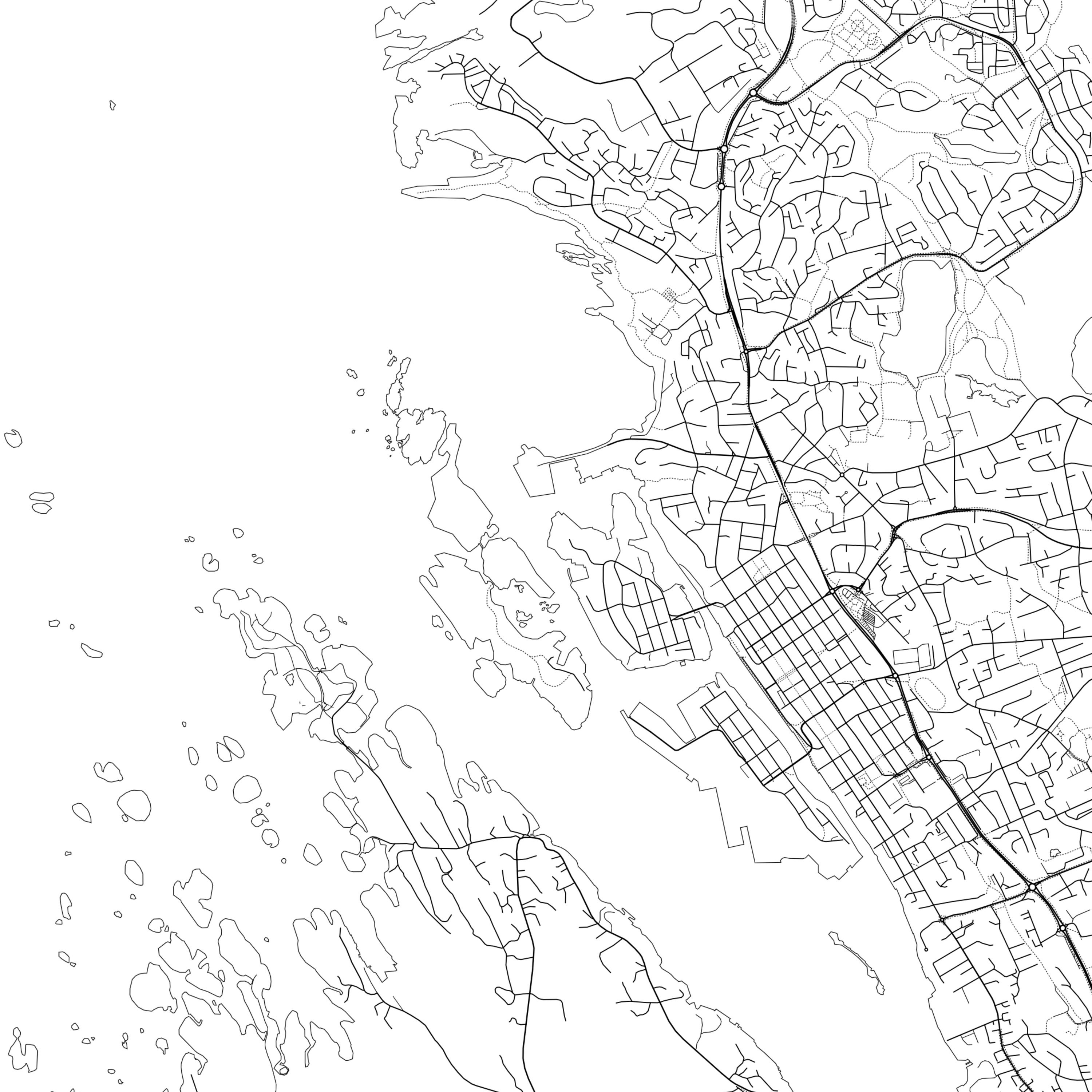 Haugesund Map Print Haugesund Map Poster Wall Art Haugesund | Etsy