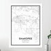 Shakopee Map Print, Shakopee Map Poster Wall Art, Mn City Map ...