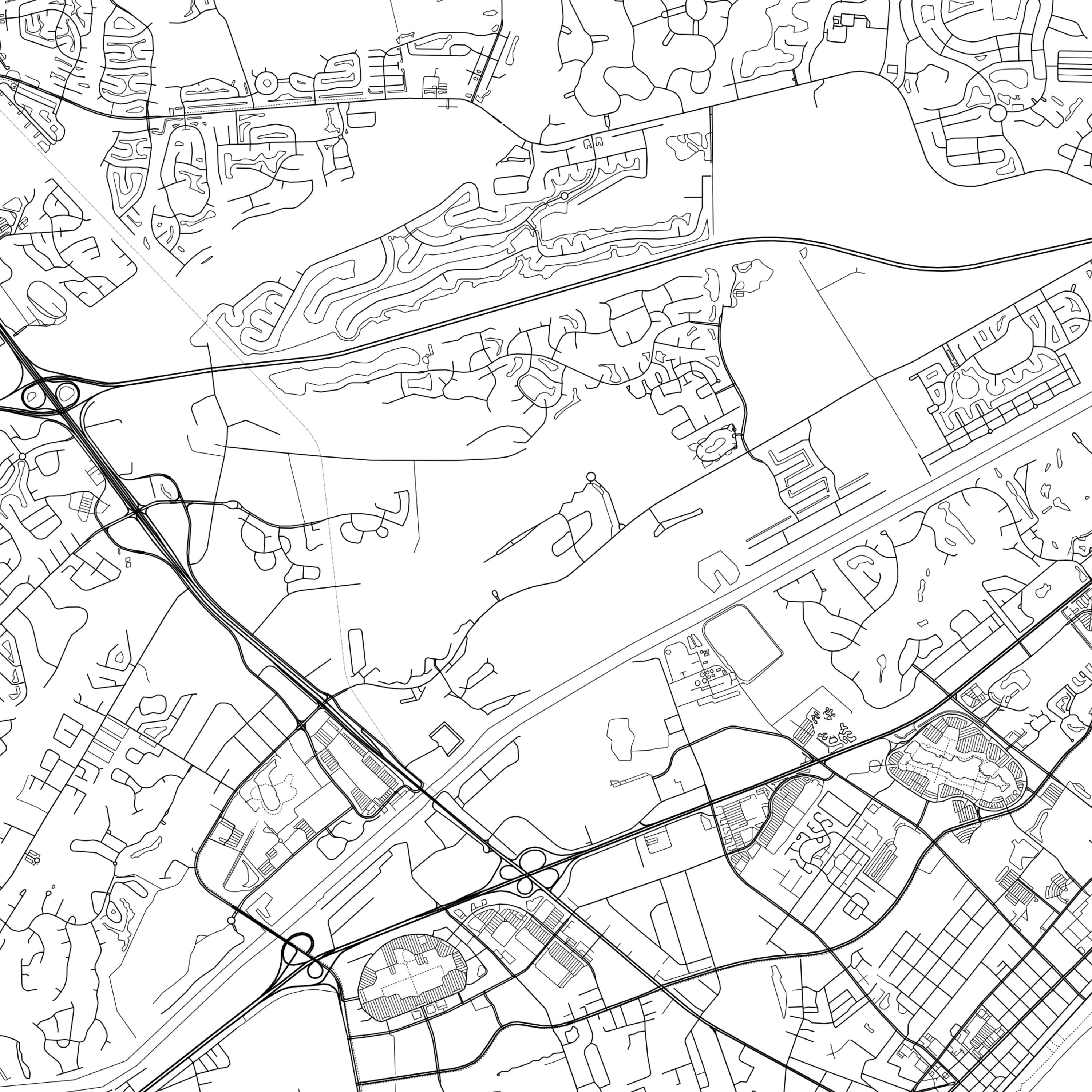 Myrtle Beach Map Print, Myrtle Beach Map Poster Wall Art, Sc City Map ...