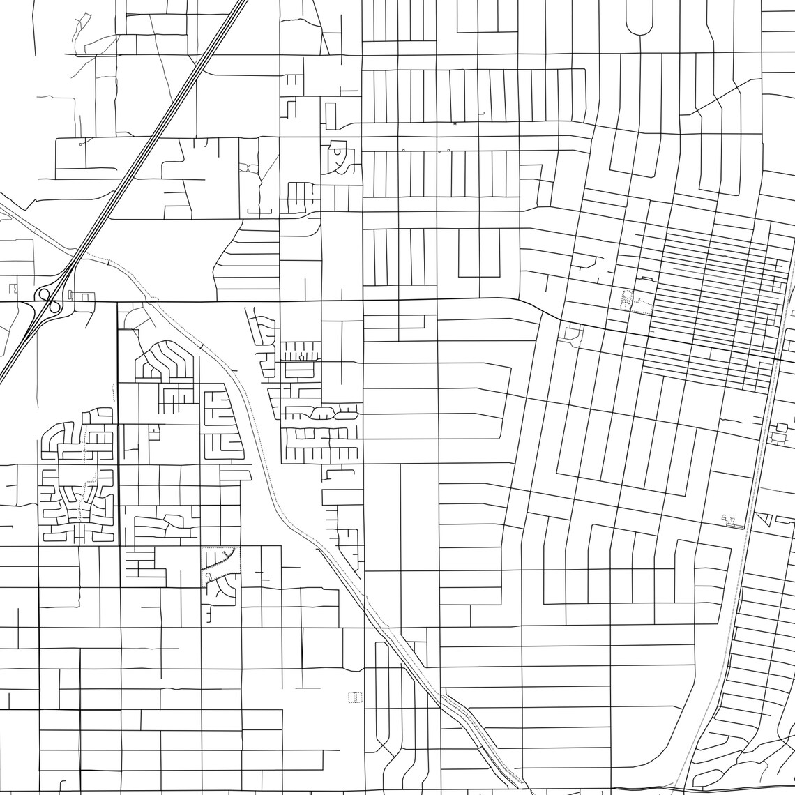 Hesperia Map Print Hesperia Map Poster Wall Art Ca City Map - Etsy