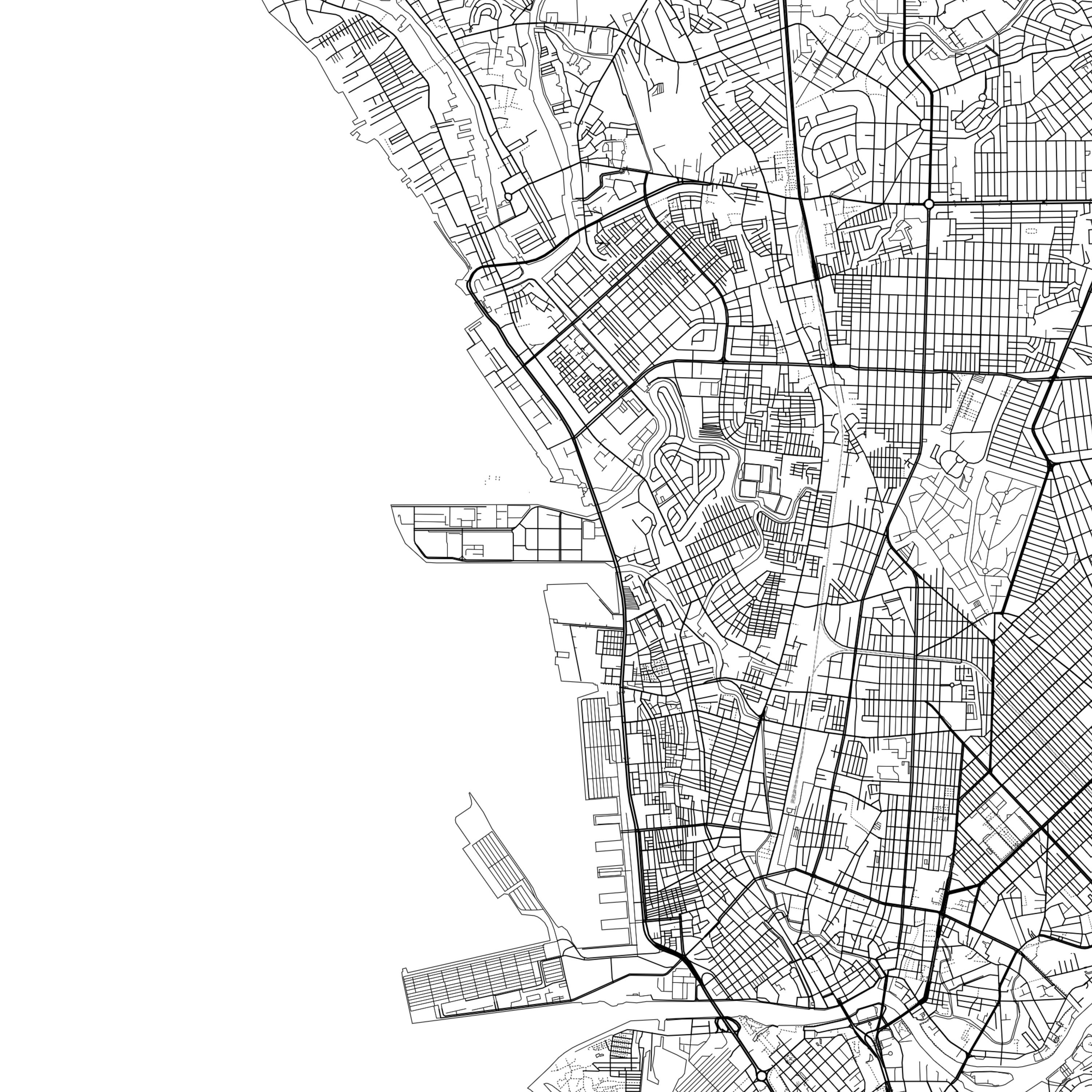 Manila Map Print Manila Map Poster Wall Art Manila City Map | Etsy