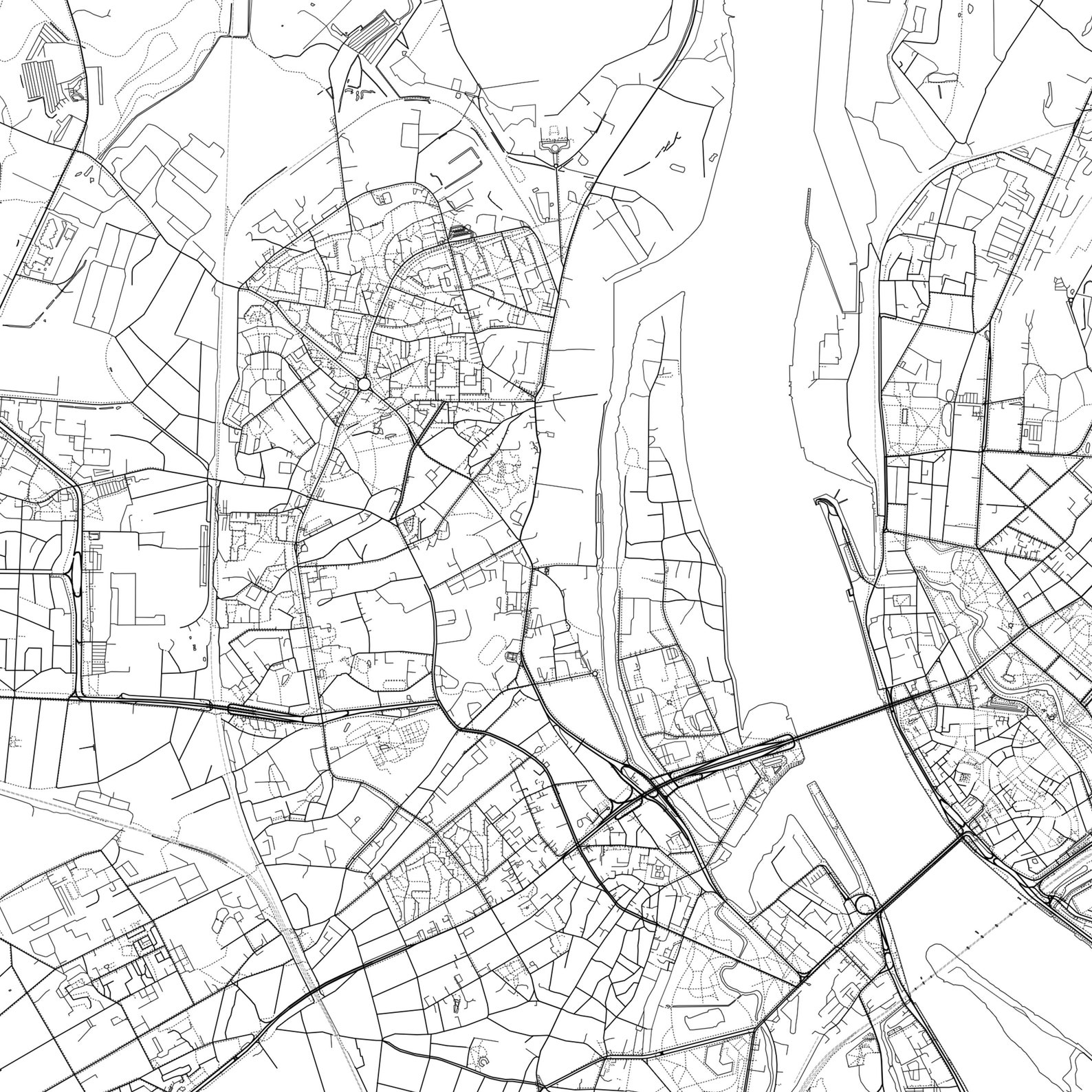 Riga Map Print Riga Map Poster Wall Art Riga City Map Riga | Etsy