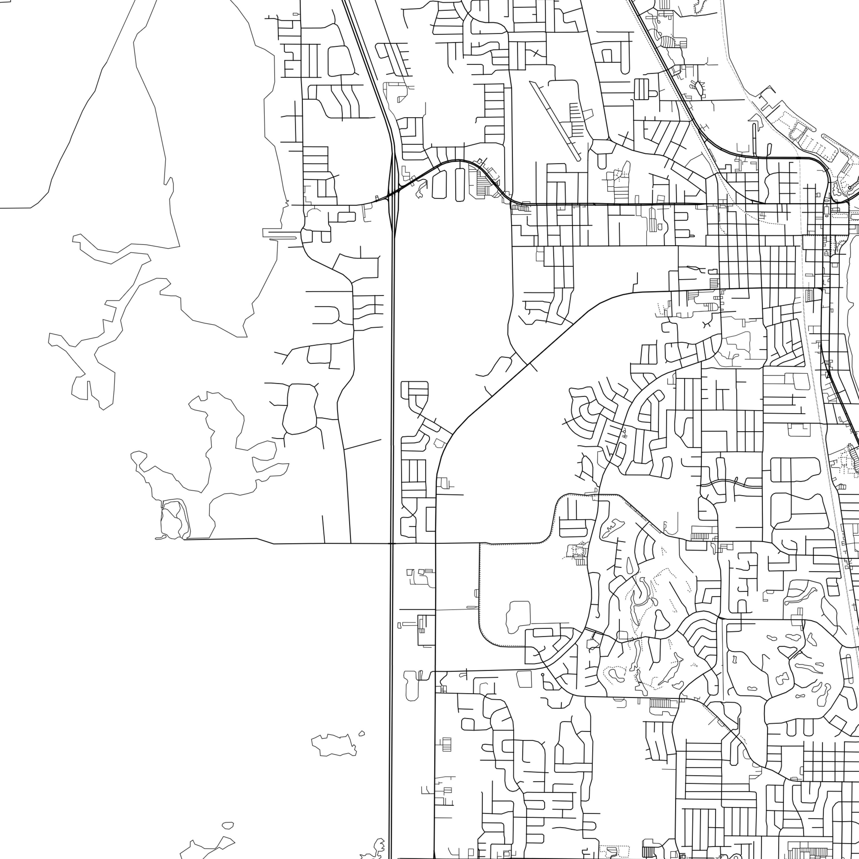 Titusville Map Print Titusville Map Poster Wall Art Fl City | Etsy