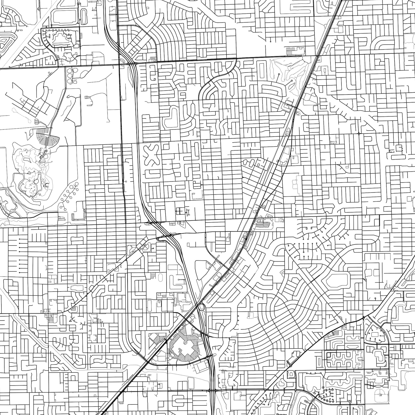 Cutler Bay Map Print Cutler Bay Map Poster Wall Art Fl City | Etsy