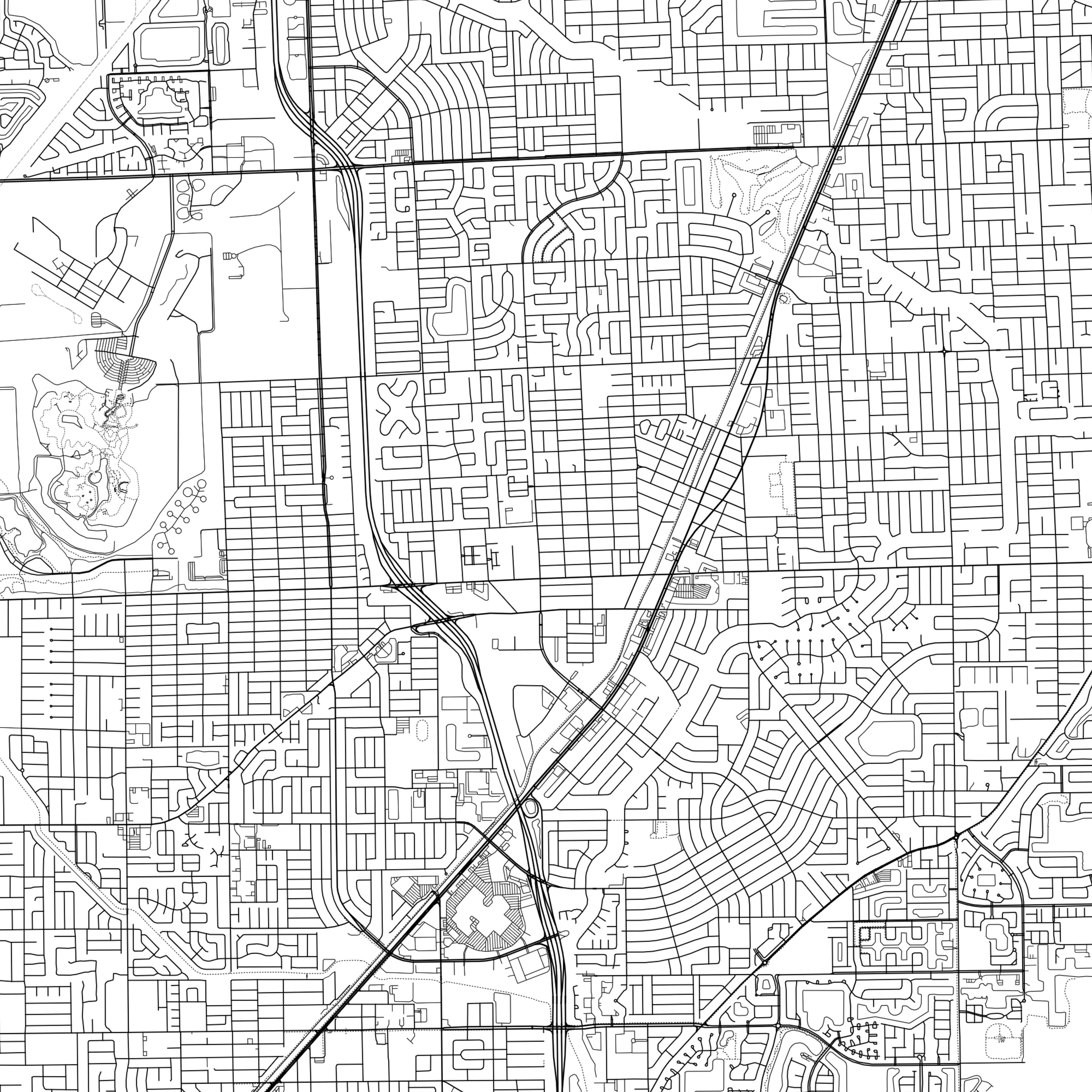 Cutler Bay Map Print Cutler Bay Map Poster Wall Art Fl City | Etsy