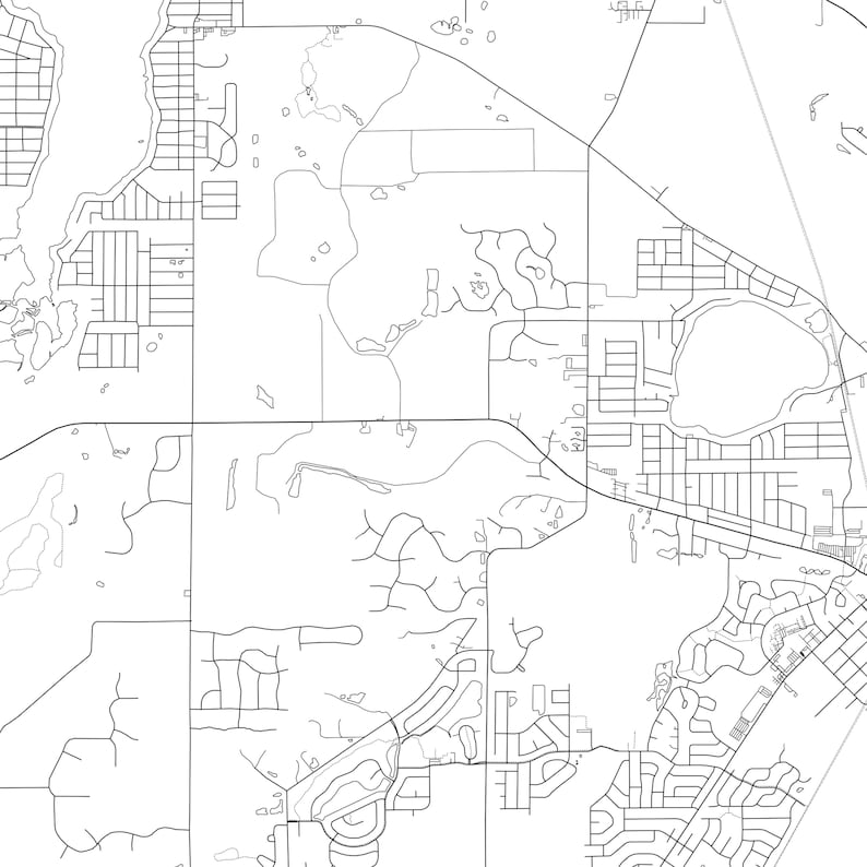 Mchenry Map Print, Mchenry Map Poster Wall Art, Il City Map, Illinois ...