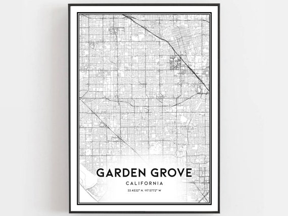 Garden Grove California Map