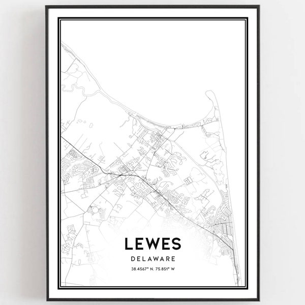 Delaware Poster - Etsy