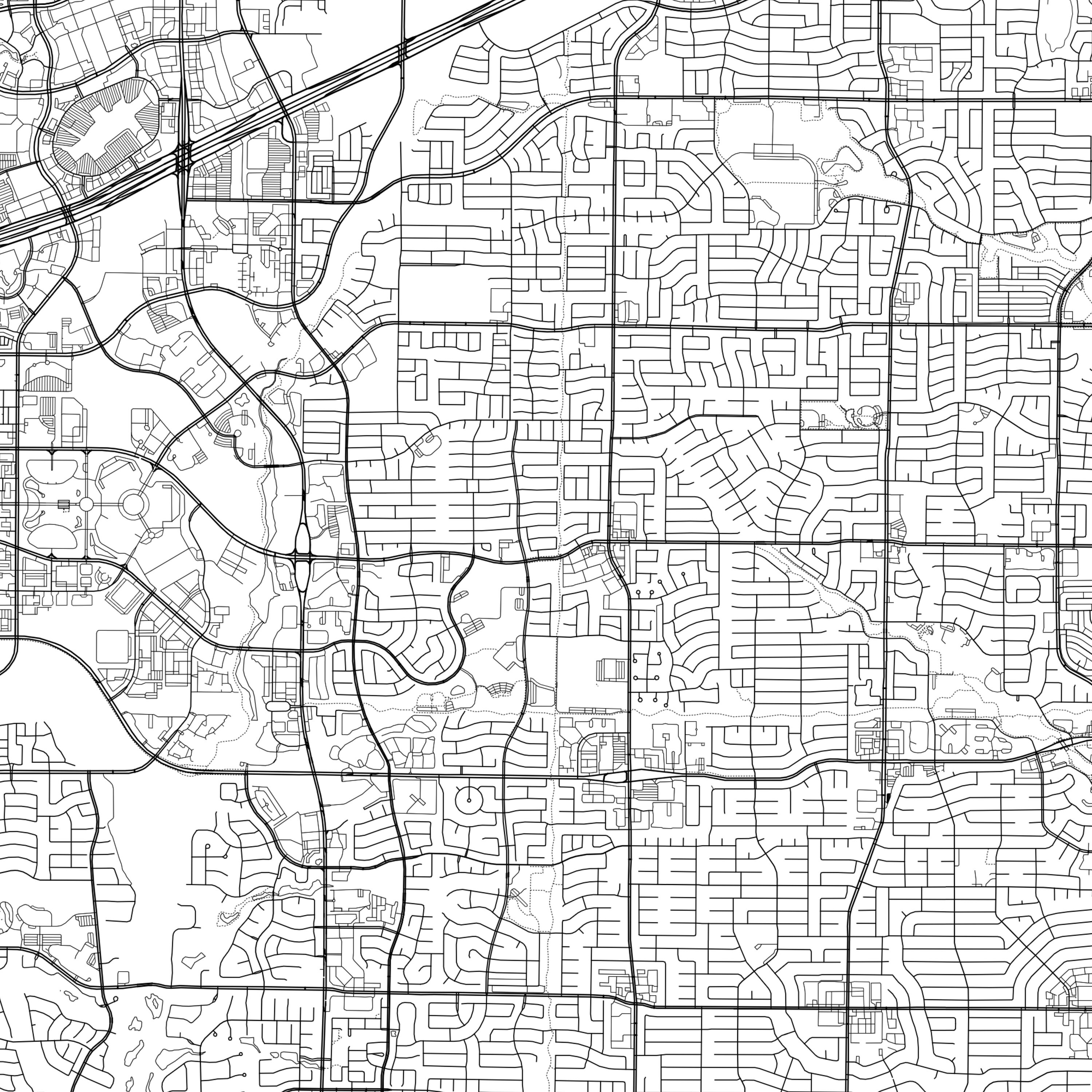 Plano Map Print, Plano Map Poster Wall Art, Tx City Map, Texas Print ...