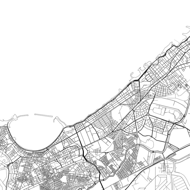 Alexandria Map Print Alexandria Map Poster Wall Art | Etsy