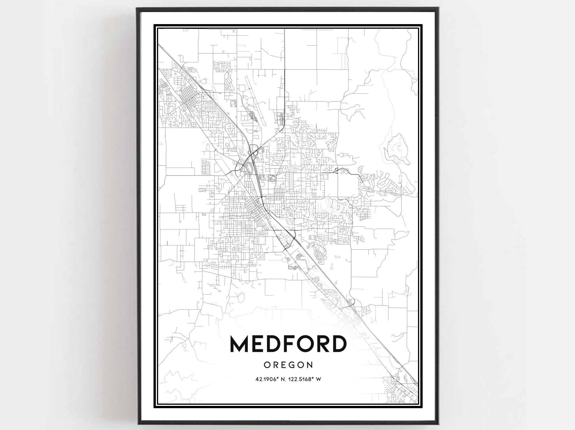 Medford Oregon City Map