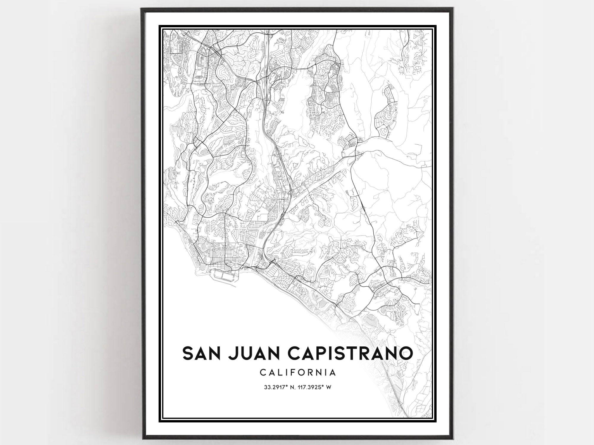 San Juan Capistrano California Map