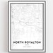 North Royalton Map Print, North Royalton Map Poster Wall Art, Oh City ...