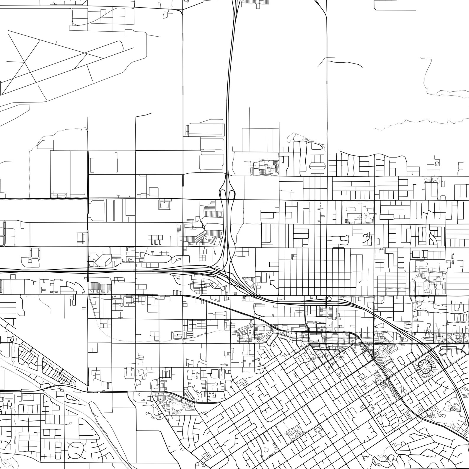 Redlands Map Print Redlands Map Poster Wall Art Ca City Map | Etsy