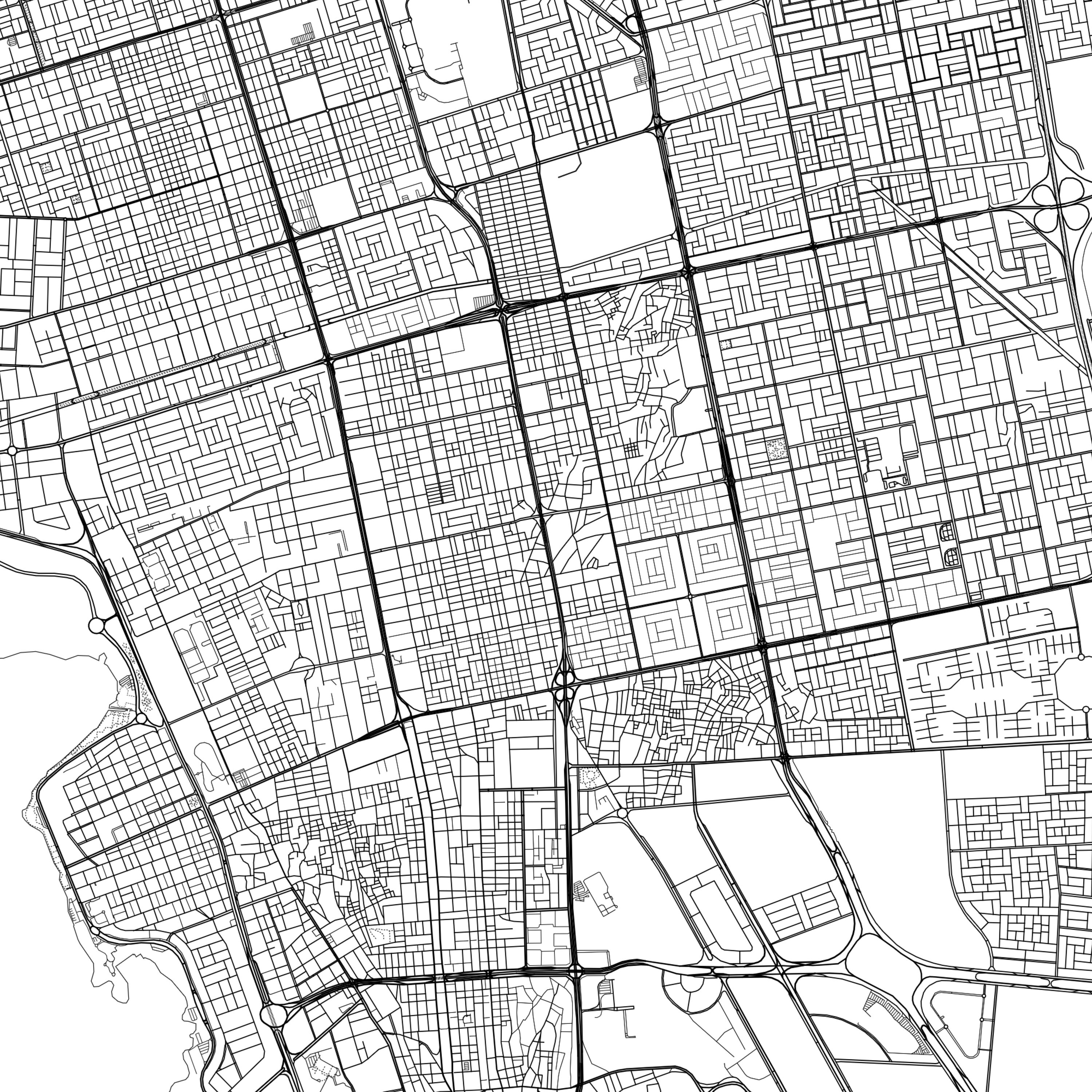 Jeddah Map Print Jeddah Map Poster Wall Art Jeddah City Map - Etsy