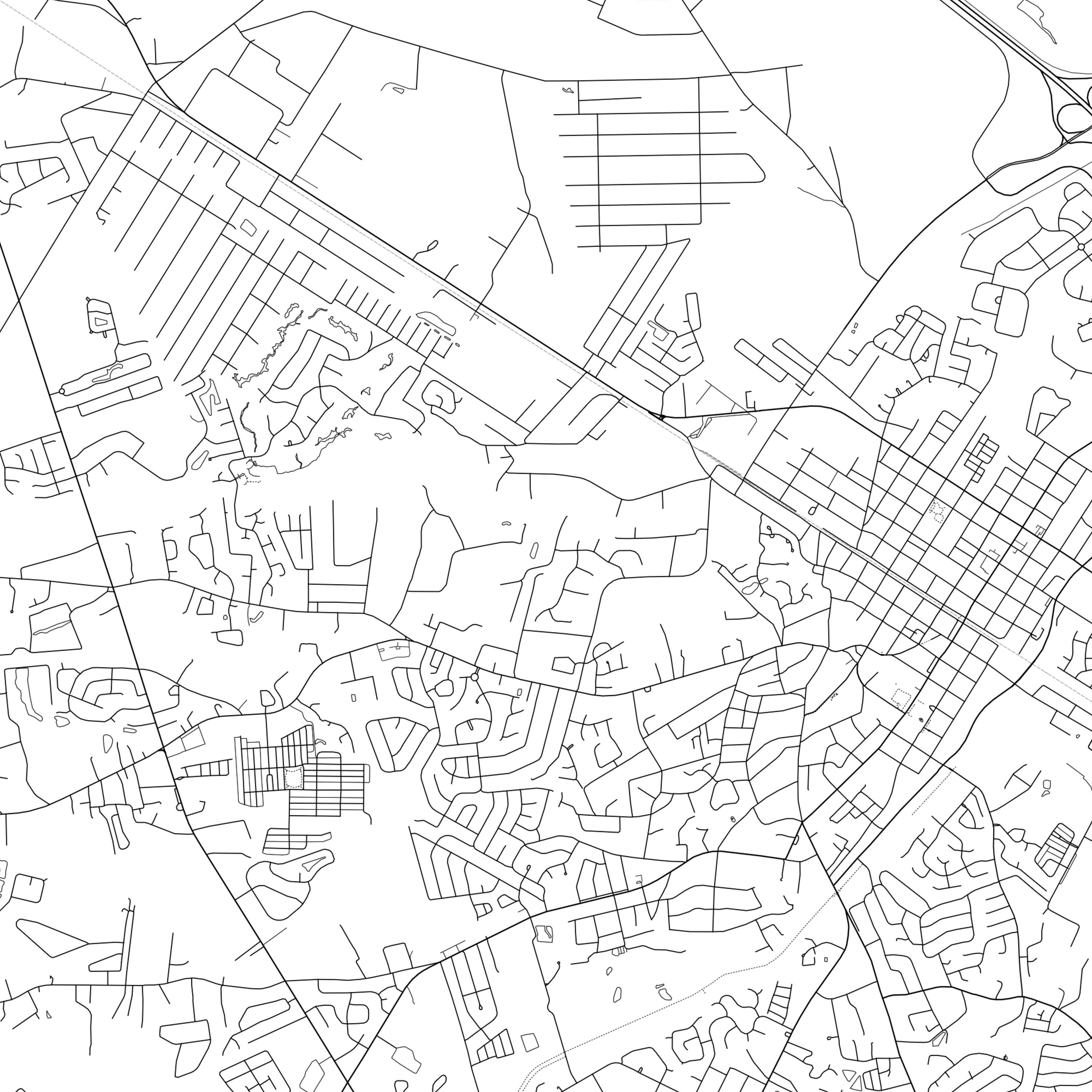 Summerville Map Print Summerville Map Poster Wall Art Sc | Etsy