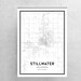 Stillwater Map Print Stillwater Map Poster Wall Art Ok City - Etsy