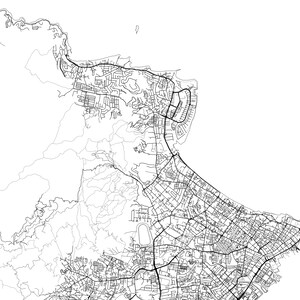 George Town Map Print, George Town Map Poster Wall Art, George Town ...