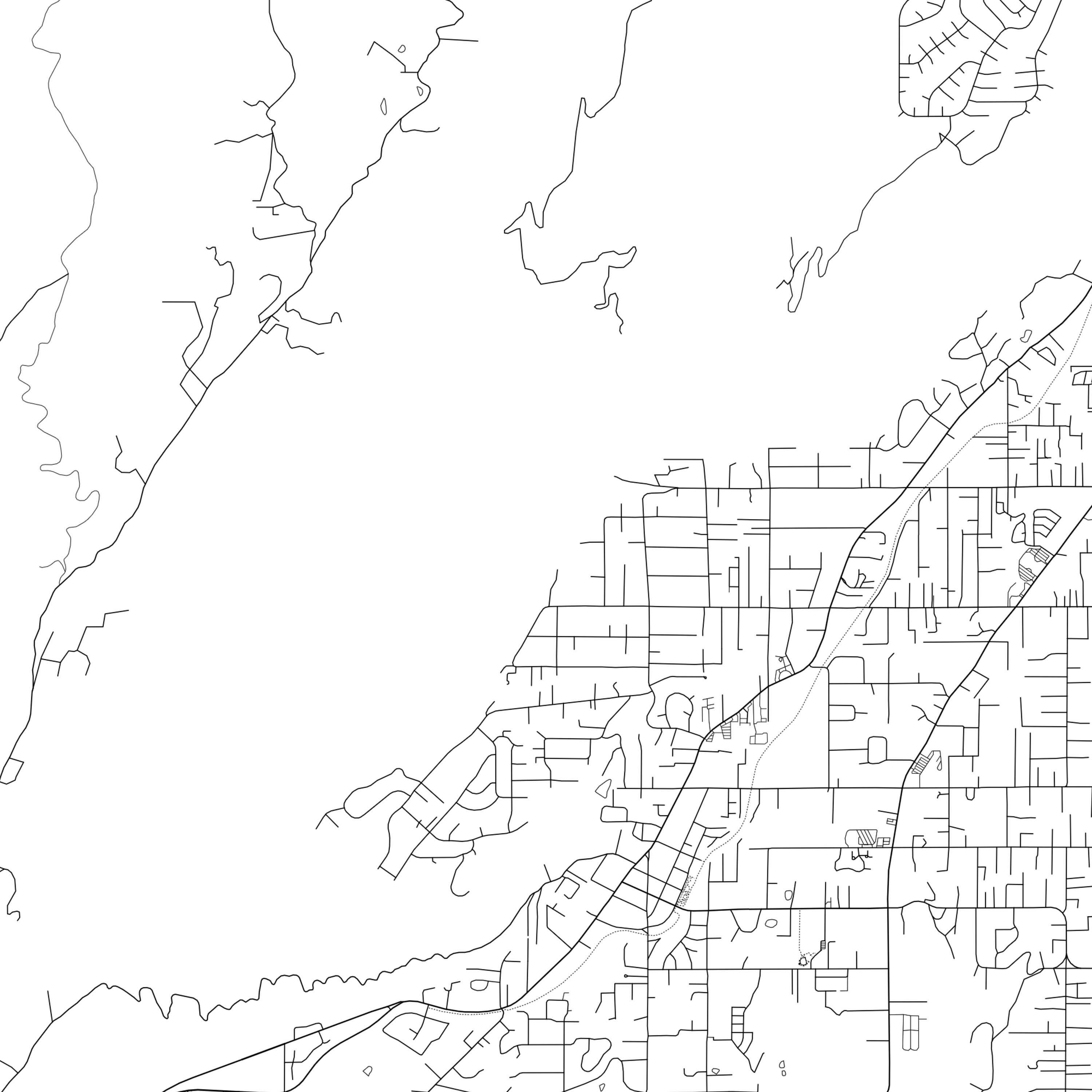 Paradise Map Print, Paradise Map Poster Wall Art, Ca City Map ...